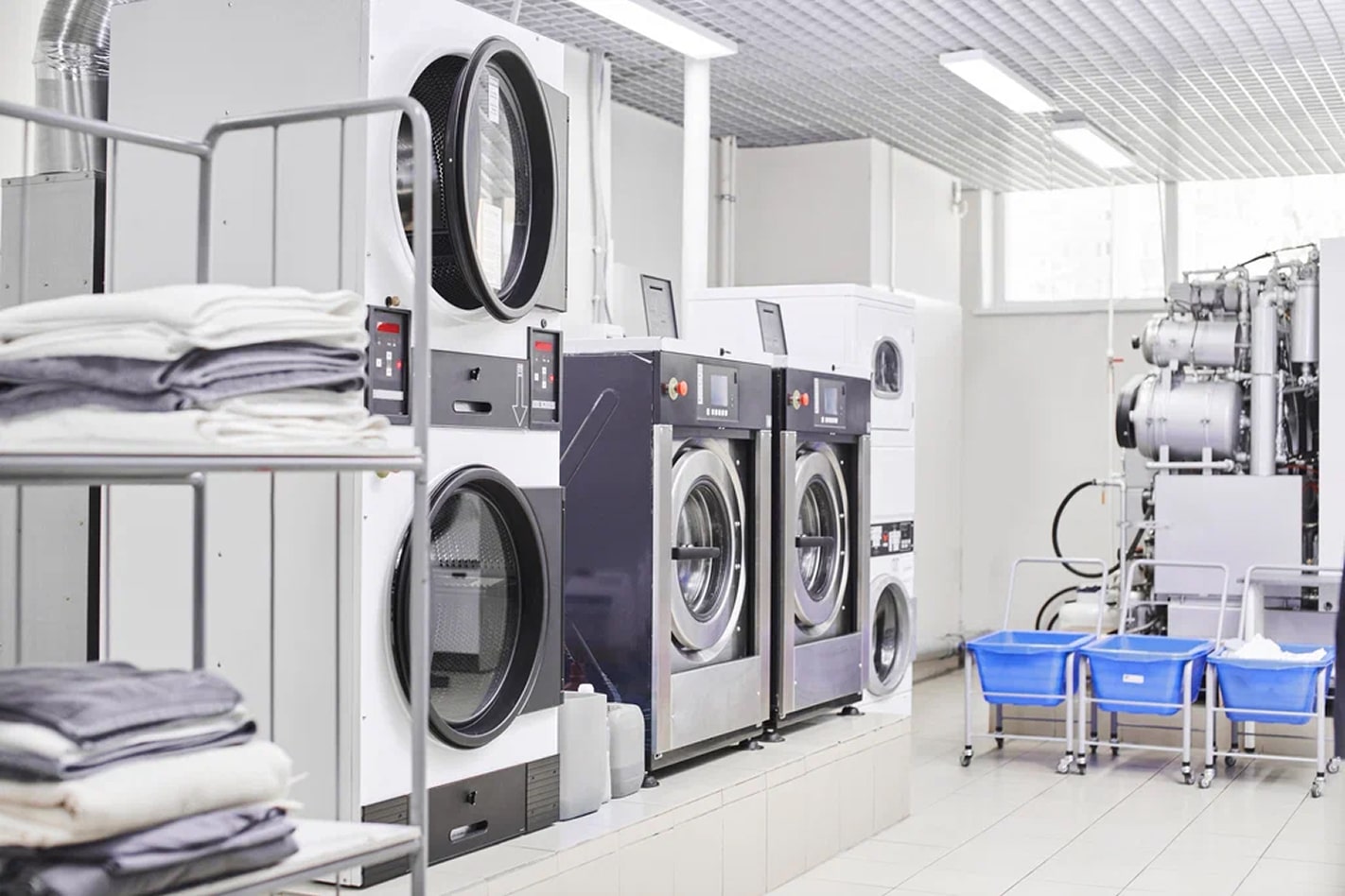 Blanchisserie Pour Textiles Lourds